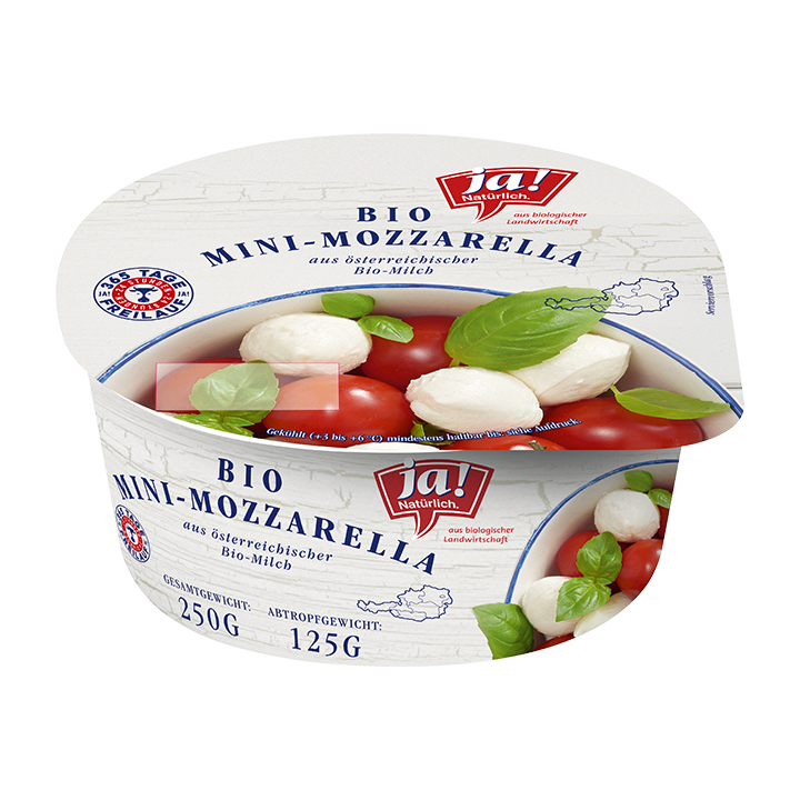 Bio-Mini Mozzarella | Ja! Natürlich