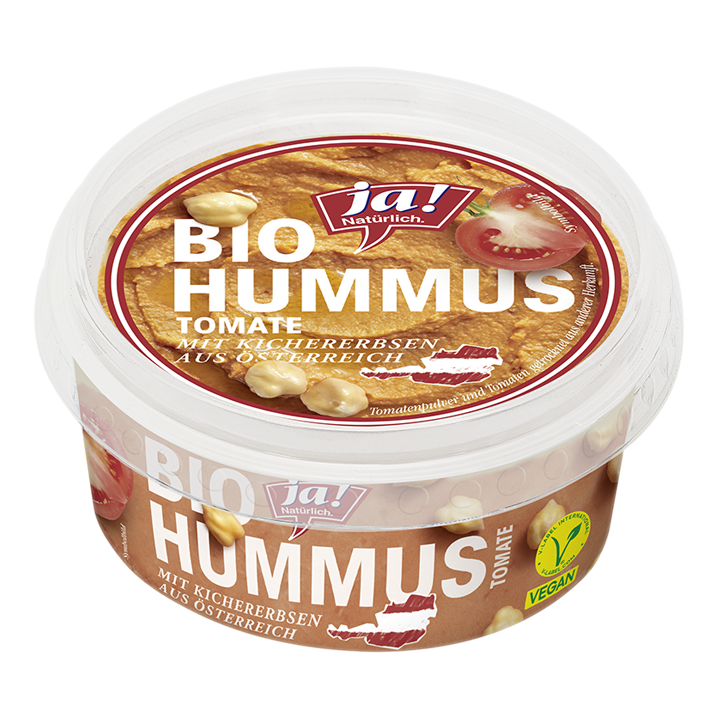 Bio Hummus Tomate | Ja! Natürlich