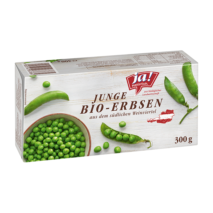 junge Bio-Erbsen | Ja! Natürlich