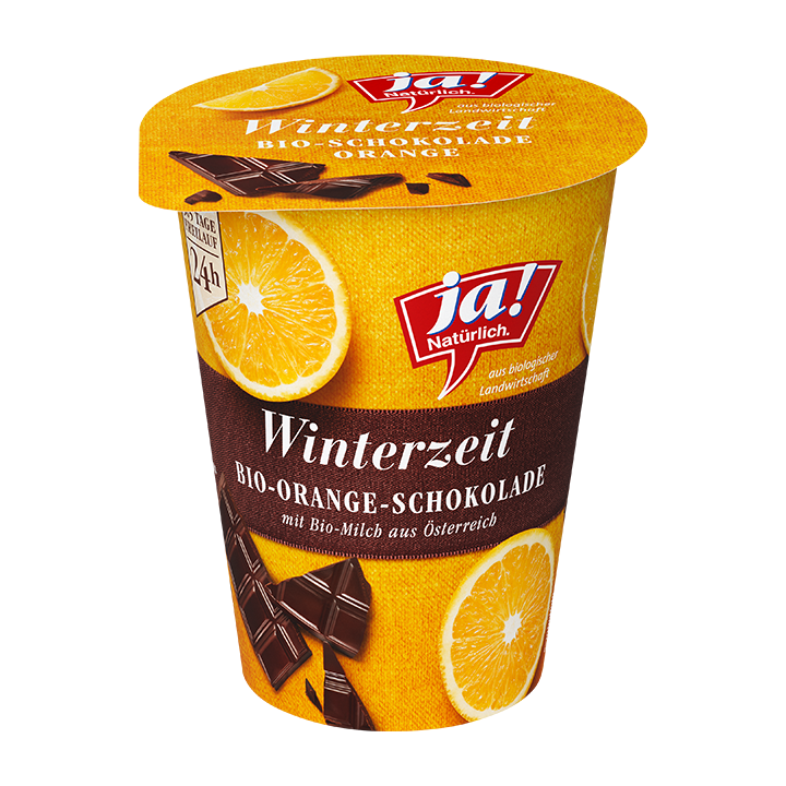 Bio-Fruchtjoghurt 3.6% Winterzeit Schoko Orange | Ja! Natürlich