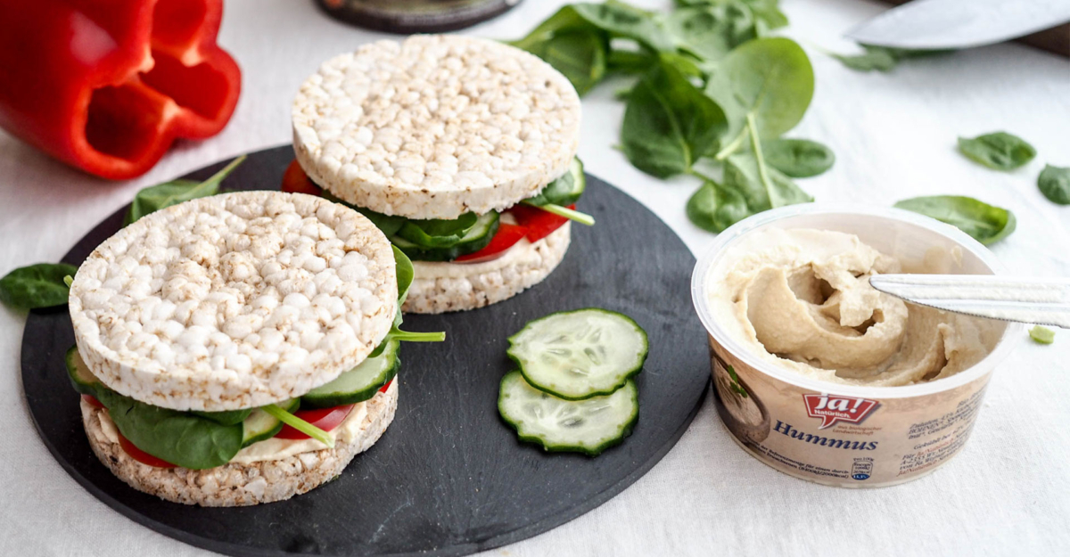 Reiswaffel-Sandwich | Rezept – Ja! Natürlich