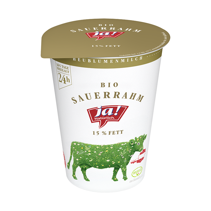 Bio-Sauerrahm aus Heumilch | Ja! Natürlich